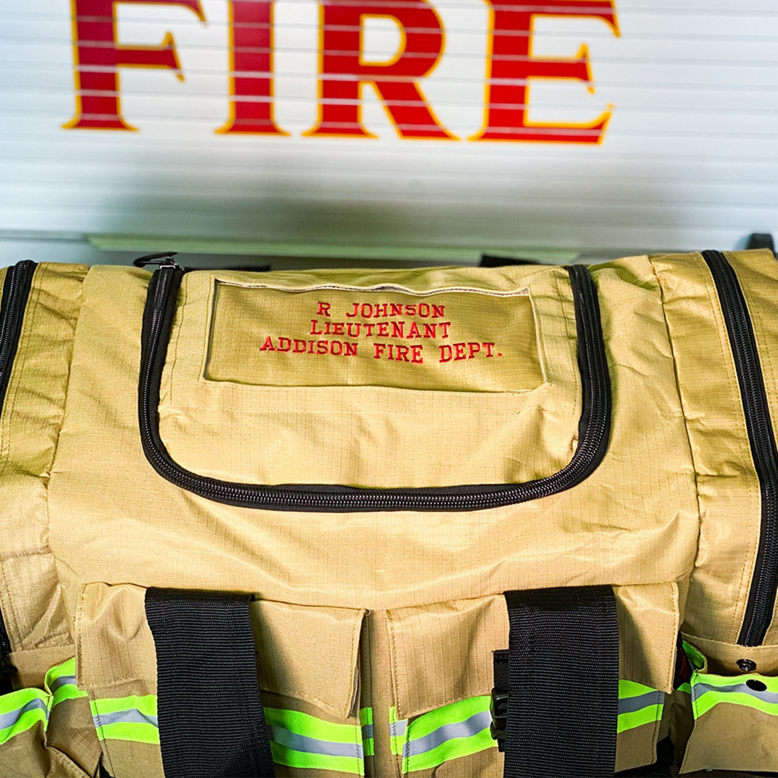 Gold Fireflex® Gear Bag | GCS Firefighter Merchandise